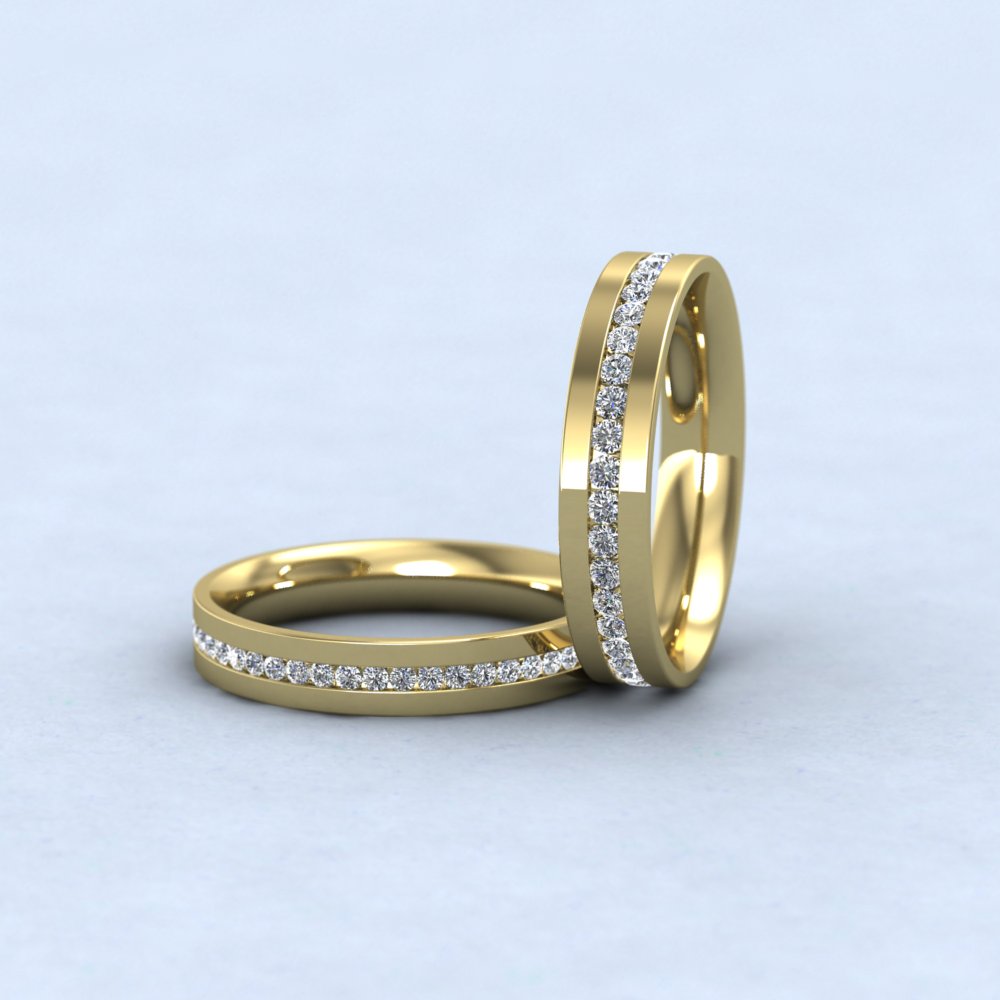 Yellow Gold Eternity Style Wedding Rings – dotJewellery.com