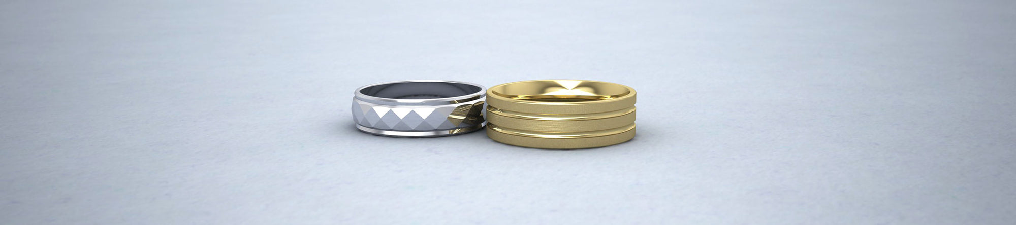Patterned Wedding Rings In Z+ Sizes – dotJewellery.com