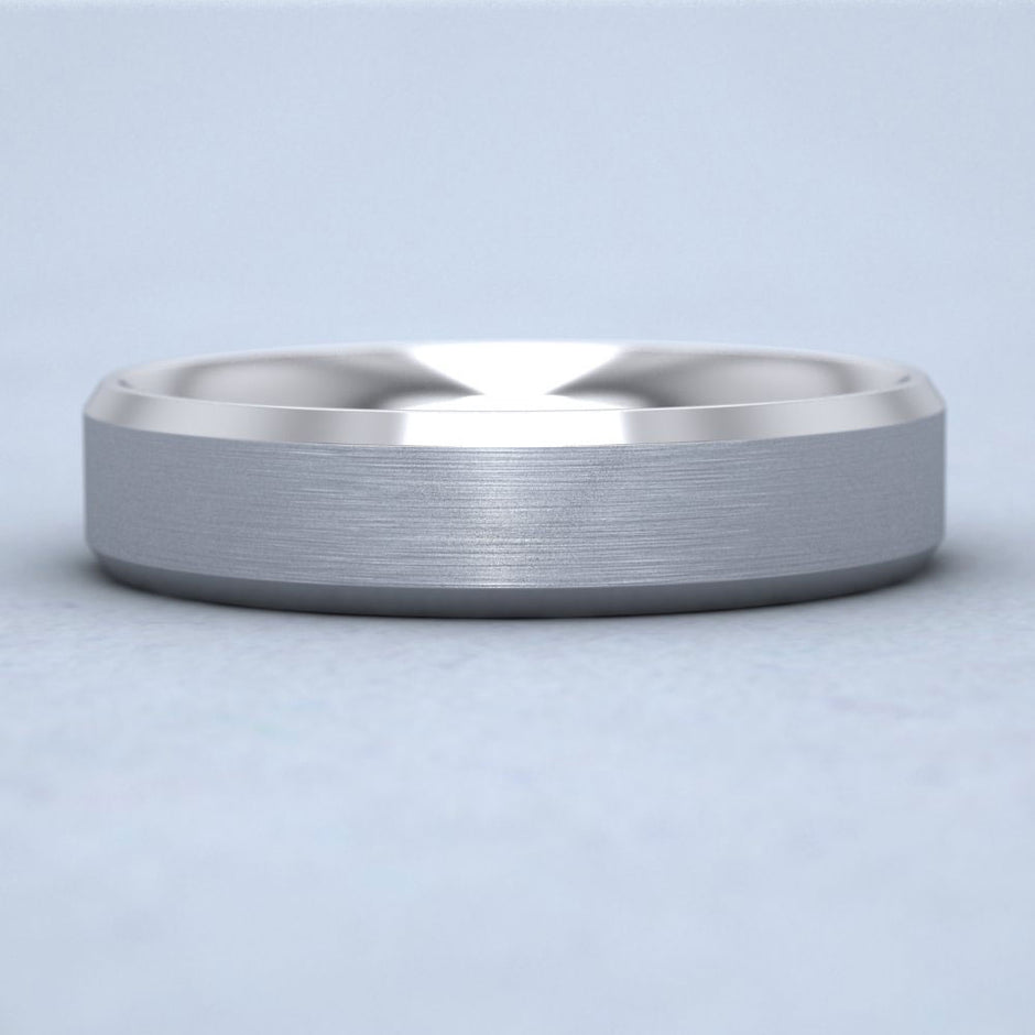 Patterned Wedding Rings For Him In Palladium – dotJewellery.com