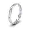 Eight Diamond Set 500 Palladium 3mm Wedding Ring – dotJewellery.com
