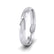 Engraved Flower 9ct White Gold 3mm Wedding Ring – dotJewellery.com